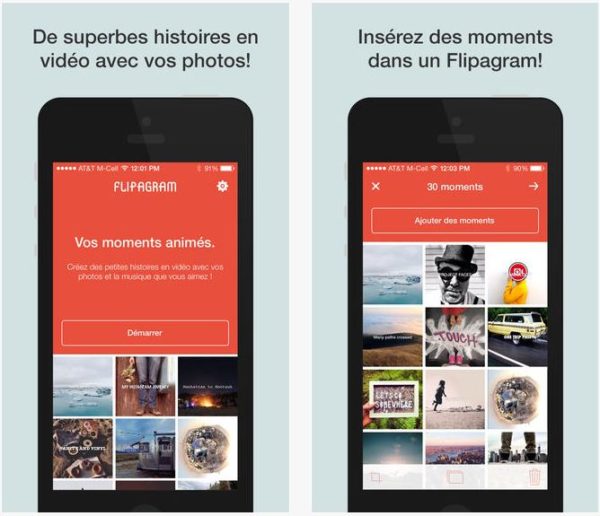 Flipagram : créer un diaporama avec ses photos Instagram