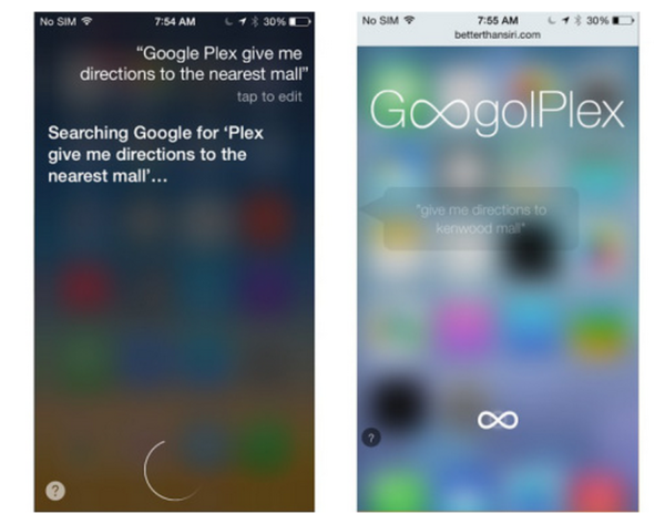 GoogolPlex : contrôler Google Maps et Spotify avec Siri