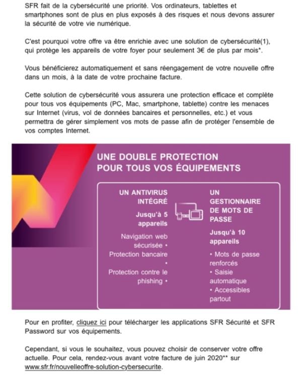 Surveillez votre facture : SFR augmente de 3€ le prix de l'abonnement ...