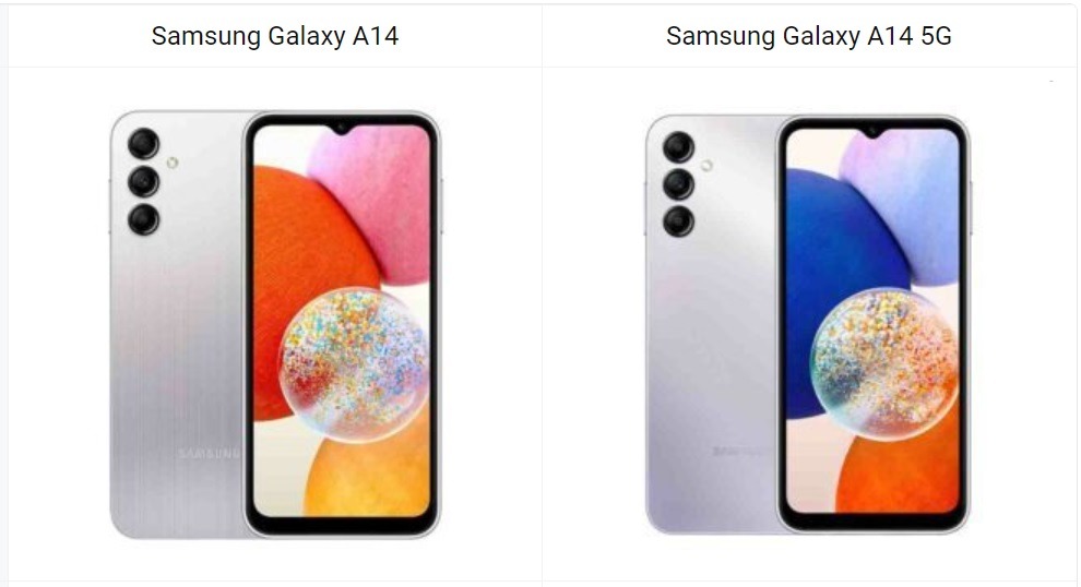 Samsung Galaxy A14 4G Vs Galaxy A14 5G Nipponese Samsung Galaxy A14 4G Vs Galaxy A14 5G Nipponese