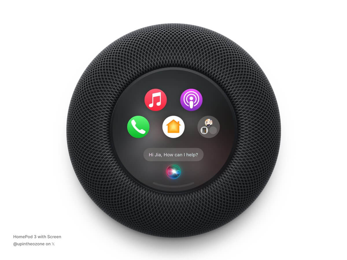 HomePod 3 : sortie d'un nouveau modèle avec écran dédié à la maison connectée fin 2025