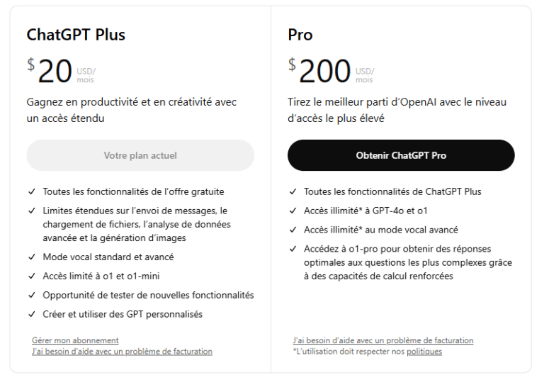OpenAI lance un abonnement ChatGPT Pro à 200 $/mois OpenAI lance un abonnement ChatGPT Pro à 200 $/mois