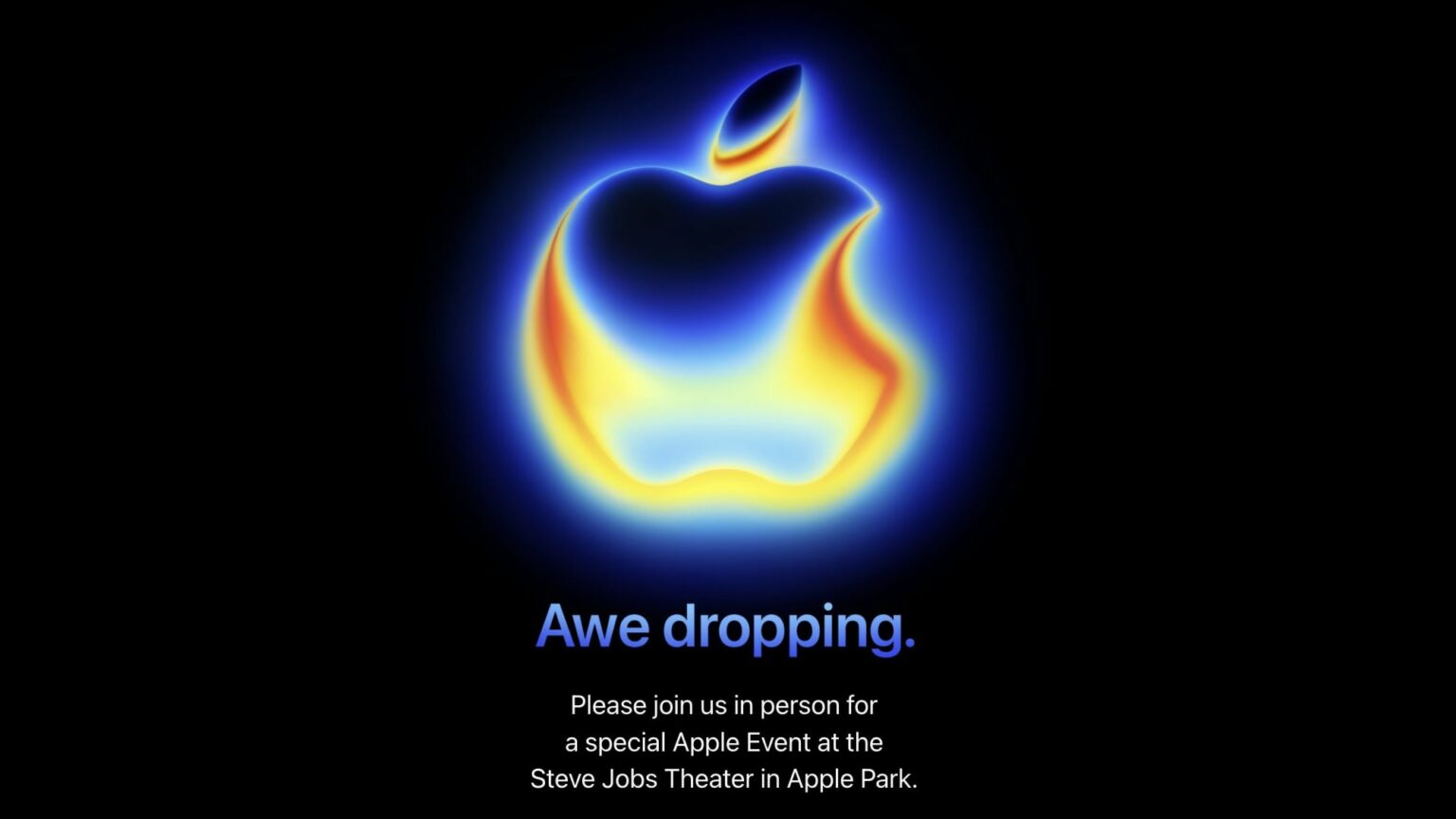 Apple annonce sa keynote du 9 septembre : « Awe Dropping